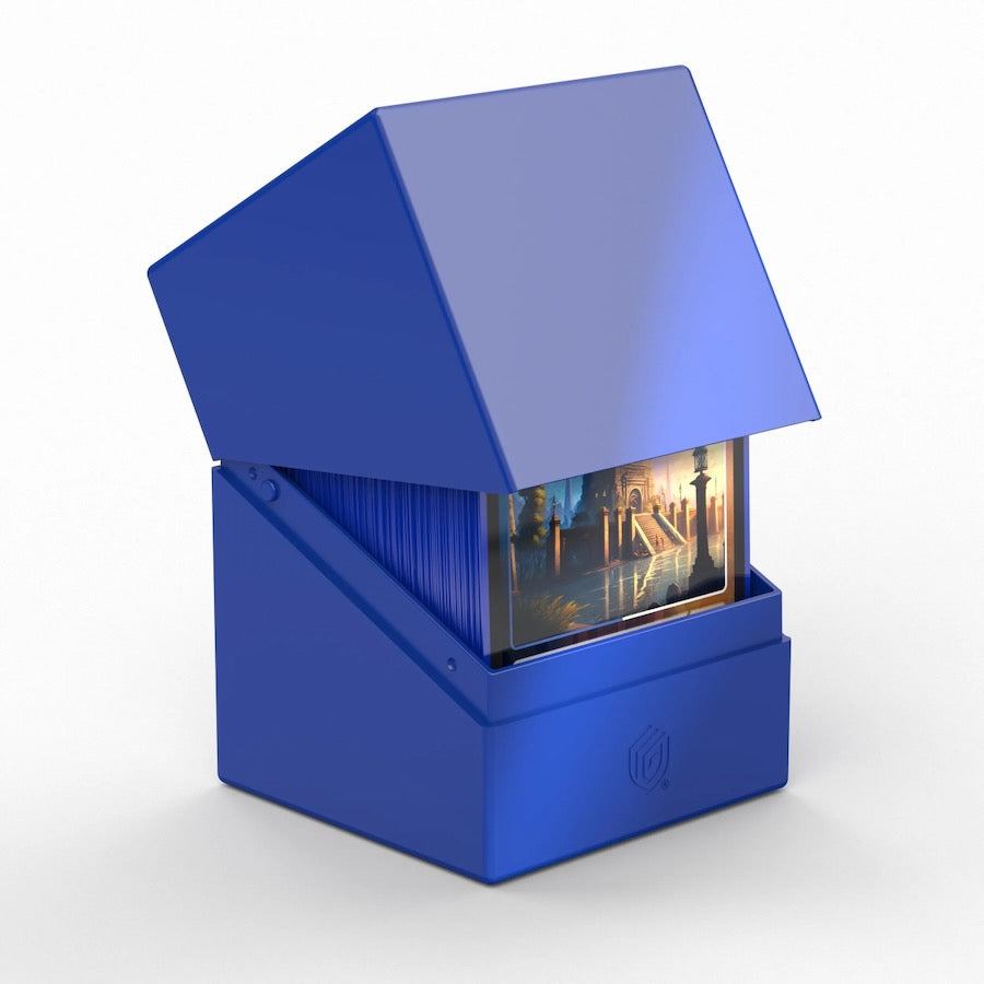 Ultimate Guard Boulder 100+ Standard Size Solid Blue Deck Box – Behold ...