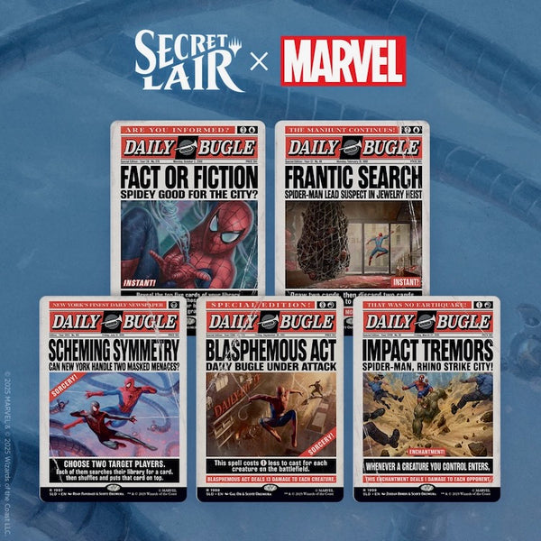 Secret Lair x Marvel's Spider-Man: Daily Bugle Breaking News – Behold Games