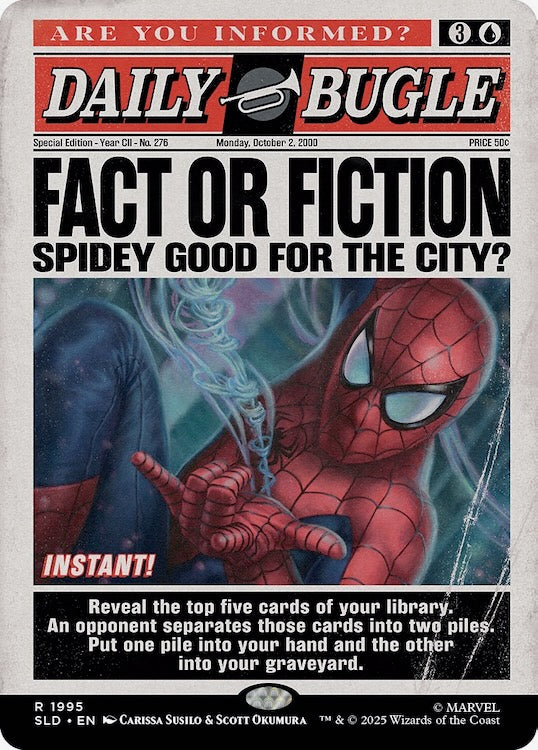 Secret Lair x Marvel's Spider-Man: Daily Bugle Breaking News – Behold Games