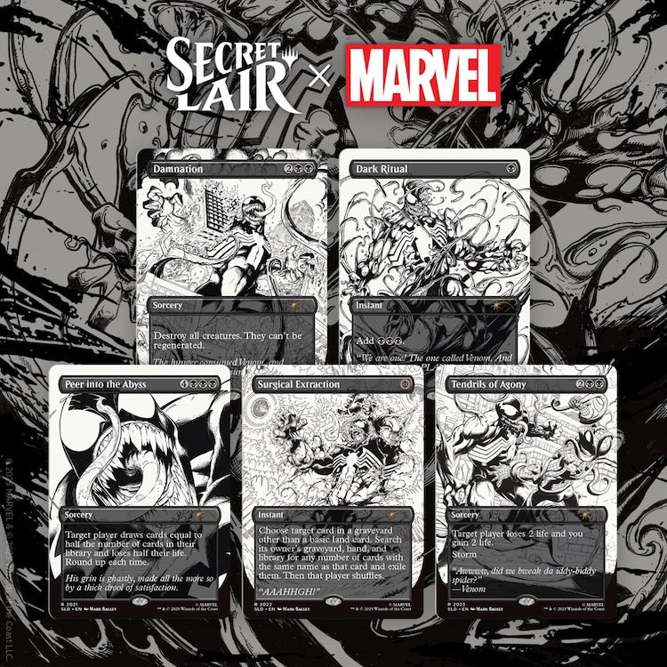 Secret Lair x Marvel's Spider-Man: Venom Unleashed (Inks) – Behold Games